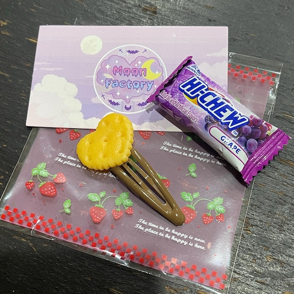 Kawaii Cookie Hairclips Y2k Hair Accessories - Etsy