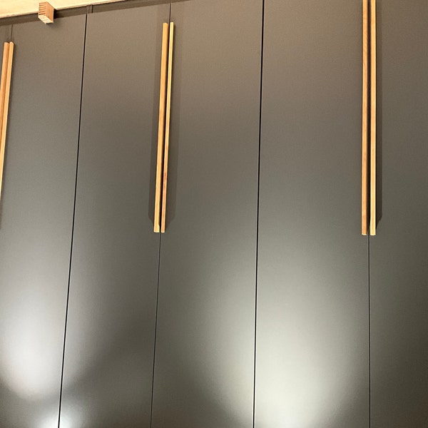 Minimalist Oak Wood Handles, Ikea Pax Upgrade, 95-110cm. - Etsy