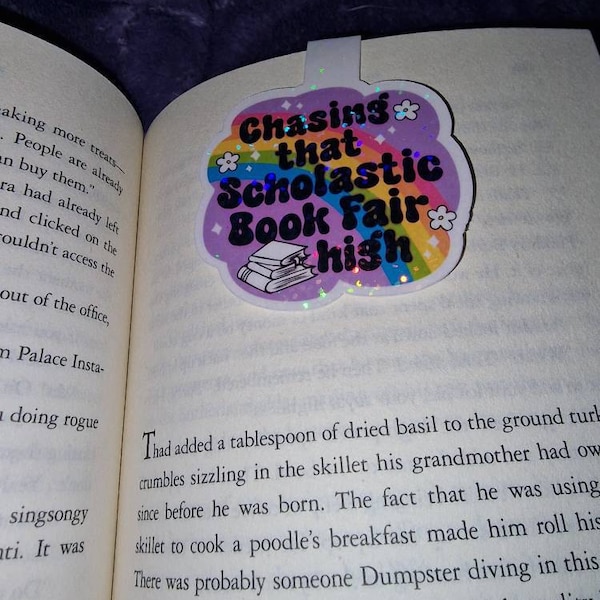 Library Card Magnetic Bookmark, Holographic Bookmark, Book Lover ...