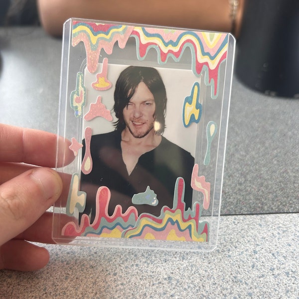 Norman Reedus Fan Photocard, Twd Fan Art, the Walking Dead Fan Merch - Etsy