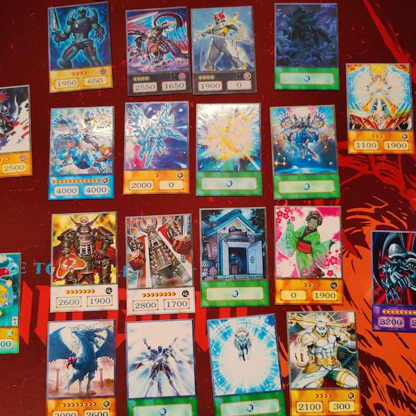 Anime Style Card (your Own Card List) | Common - Etsy