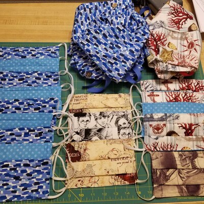 Rectangle Face Mask Sewing Pattern Facemask PDF Sewing Pattern Instant ...