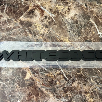 Custom Text Car Badge OEM Font Type Your Own and Choose Your Colors ...