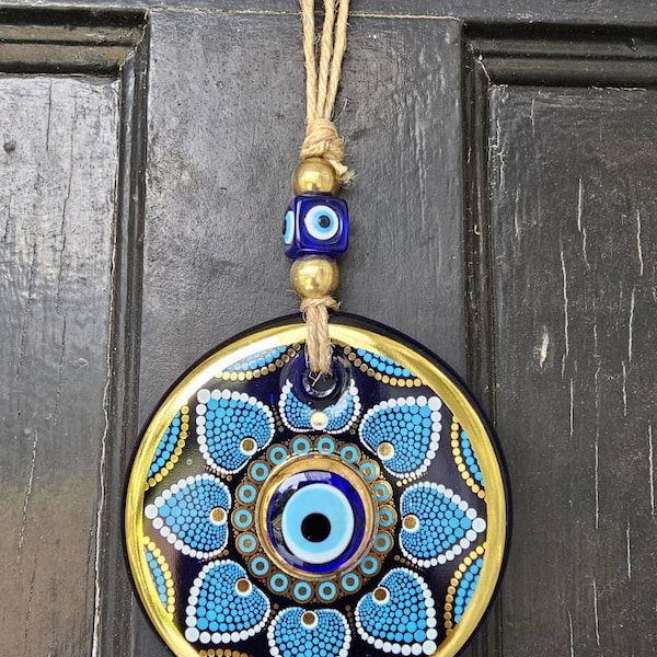 Evil Eye Wall Decoration, Handmade Evil Eye Wall Hangings, Evil Eye ...
