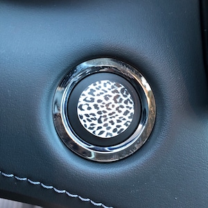 Leopard Print Push to Start Button Decals - Etsy