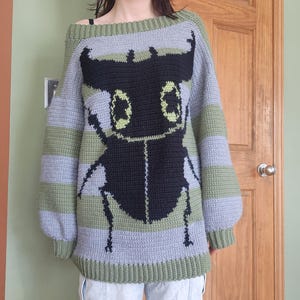 Beetle Bug Crochet Sweater Pattern - Etsy