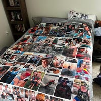 Custom Photo Table Runner, A Year in Review Photo Table Runner, Family ...