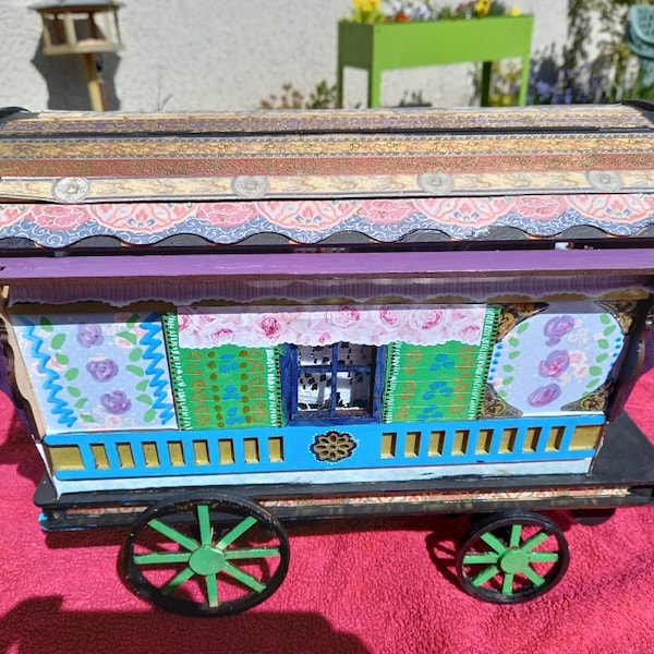 3D DIY MDF Model Kit Large Gypsy Caravan (vardo) - Scale Approx 1:12 - Etsy
