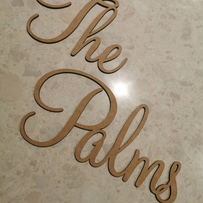 MDF Wooden Name Laser Cut MDF 3MM Wood Name DIY Name Raw Mdf Blank Word ...