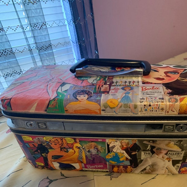 MADE TO Order-upcycled Vintage Train Case-marylin Monroe Inspired ...