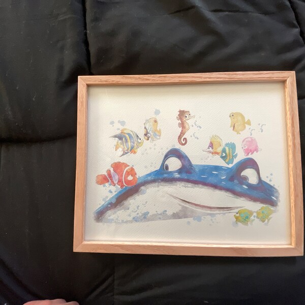 Finding Dory Poster, Finding Nemo Poster, Mr.ray Wall Art, Art, Ocean ...
