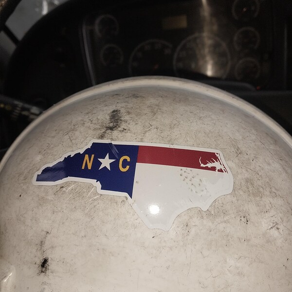 North Carolina Decal - NC State Flag Decal - North Carolina State ...