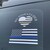 Thin Blue Line Flag Vinyl Sticker Decal for Truck, Car Window and More ...