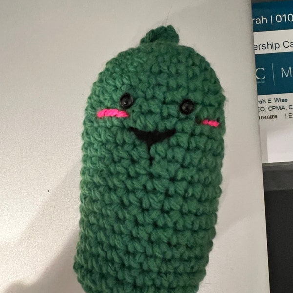 Crochet Emotional Support Pickle & Positive Poo Pattern Bundle (US ...