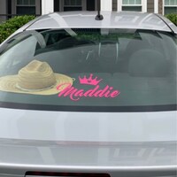 Queen Crown Custom Name Decal Di Cut Decal Home/laptop/computer/truck ...