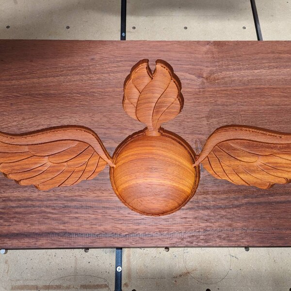 Navy Officers Crest (mustang) 3D Stl File for CNC Router - Etsy