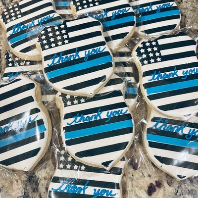 Law Enforcement Cookies, Police Cookies, Support Police Cookies - Etsy