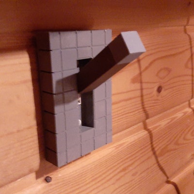 Minecraft-inspired Lever Light Switch Plate - Etsy