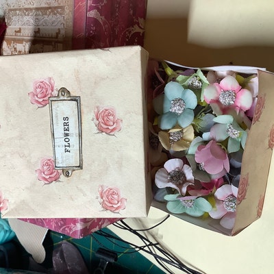 Mini Craft Storage Box, Gift Box, Junk Journal, Small, Craft Kit, DIY ...