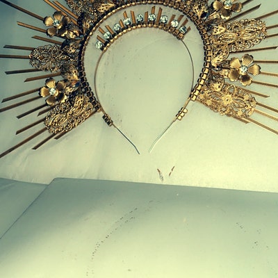 Mini Gold Wire Crown Festival Crown Smash Cake Crown - Etsy