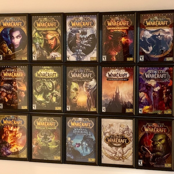 World of Warcraft Box Art Poster A4 (297x210mm)- Blizzard, WOW - Etsy