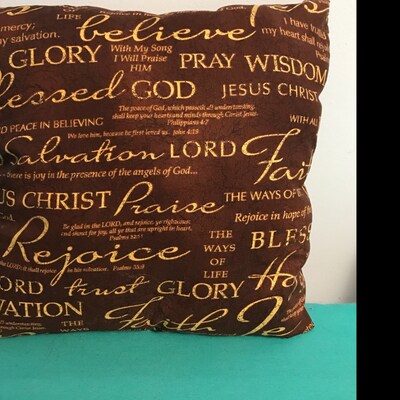 Christian Bible Verse Fabric, Religion, Religious, Inspirational Fabric ...