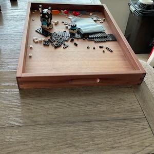 Walnut Trash Can/natural Trash Can/hand Made Trash Can - Etsy