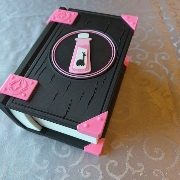 Lorcana Spell Book Deck Box W/accessory & Token Dice Inserts, Damage ...