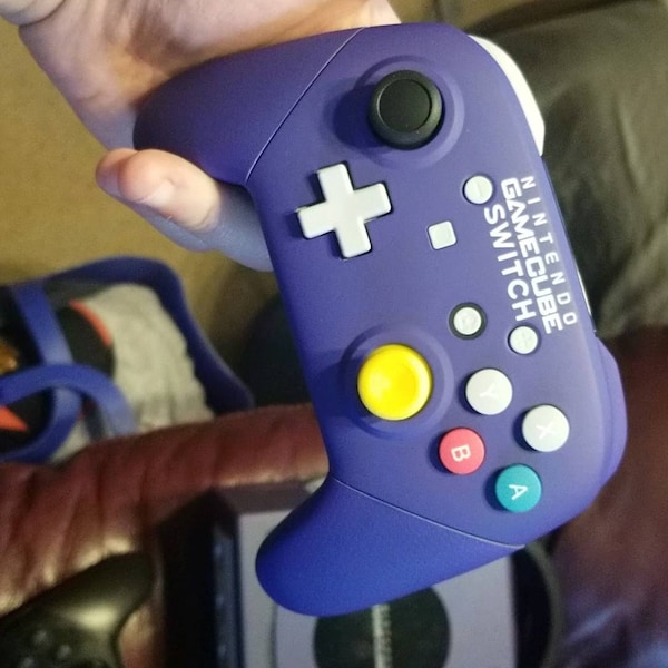Custom Gamecube Themed Nintendo Switch Pro Controller - Etsy