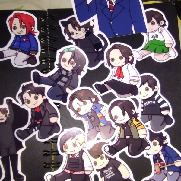 My Chemical Romance MCR Doll Stickers || Original Era Sets (bullets ...