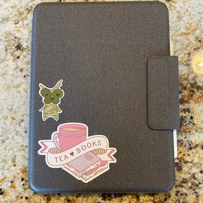 Tea/books Vinyl Sticker - Etsy