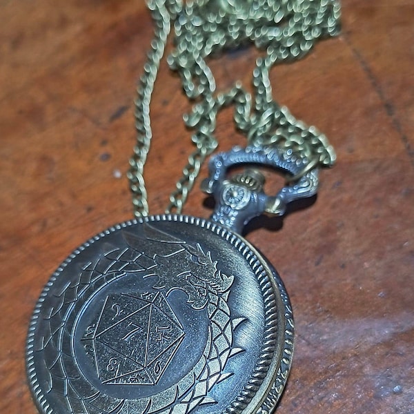 Custom Pocket Watch Dice Tray - Roman Style Pocket Watch Shell, Metal ...
