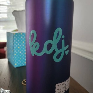 Kayla Monogram // Custom Letter Vinyl Decal // Vinyl Stickers - Etsy