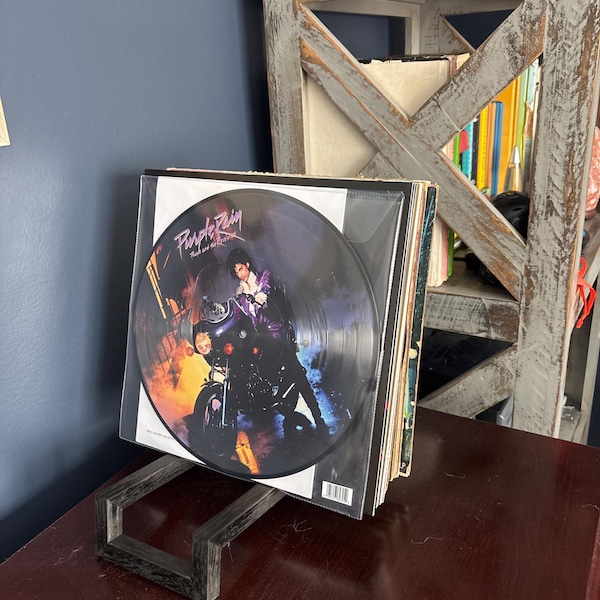 Unique Vinyl Rack, Wood Vinyl Records Storage, Modern Design ...