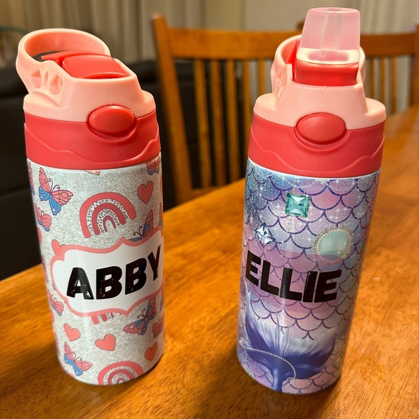 Personalized Kids Insulated Cup, 12 Oz Stainless Steel Thermos, Custom ...