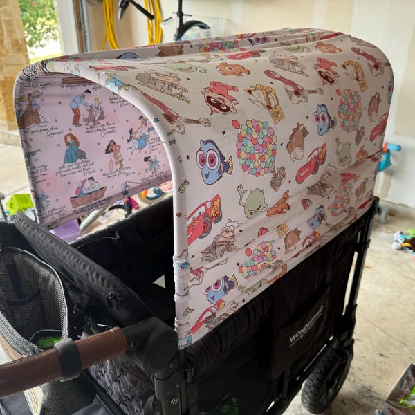 Made to Order- Horror Friends Halloween Wagon Canopy, Seat Covers for ...