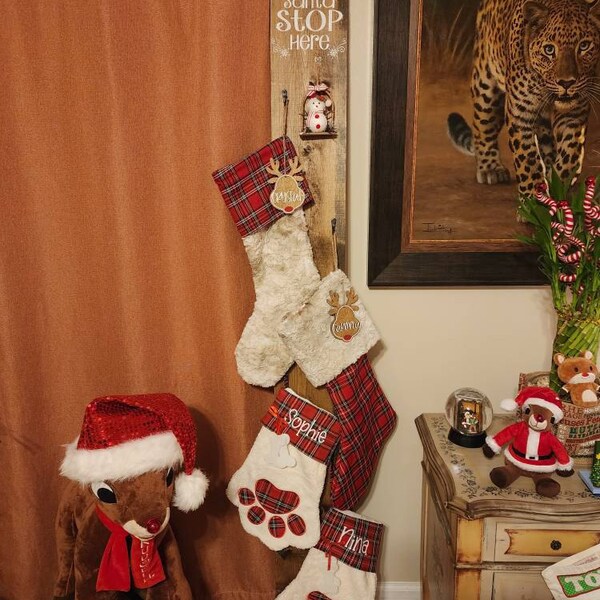 Vertical Stocking Holder 6ft, Stockings Were Hung, Stocking Holder ...