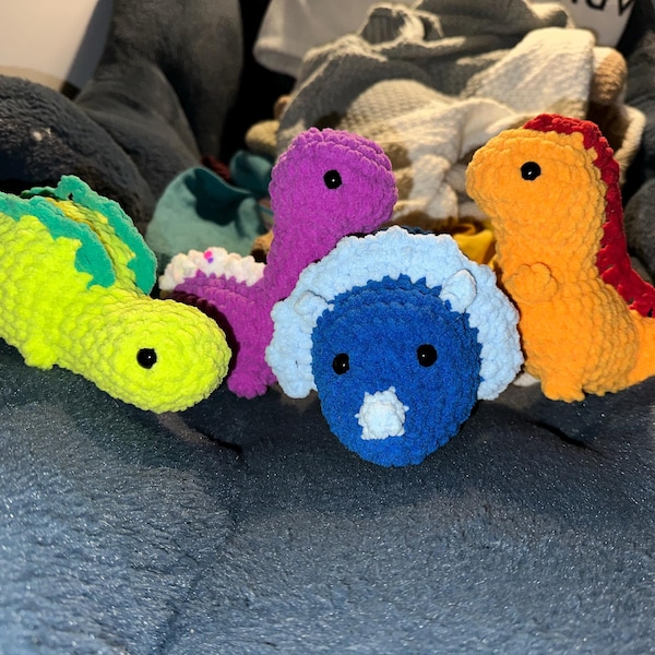 Dinosaur Jurassic World No Sew Crochet Pattern, No Sew Amigurumi ...