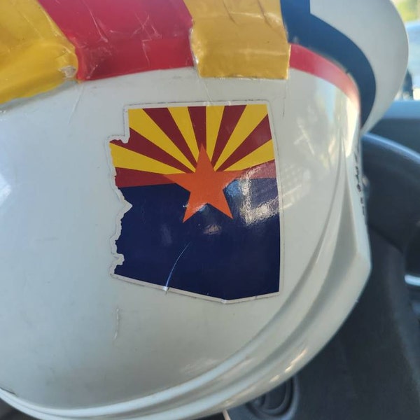 Arizona Decal - AZ State Flag Decal - Arizona State Bumper Sticker ...