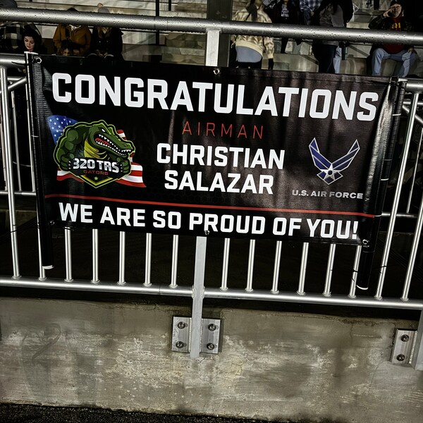 Air Force Graduation Banner 320 TRS Gators | Congratulations - Etsy