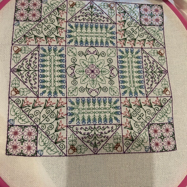 Shades of Light Blackwork Sampler Pattern - Etsy