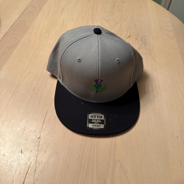 Scottish Thistle Structured Twill Cap | Scottish Thistle Baseball Cap ...