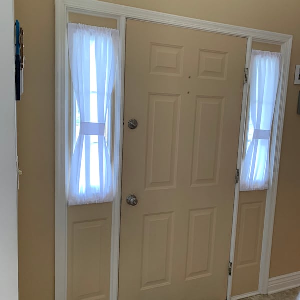 SIDELIGHT CURTAIN PANEL - Semi-private, Not Sheer, 25" Wide, Choose ...