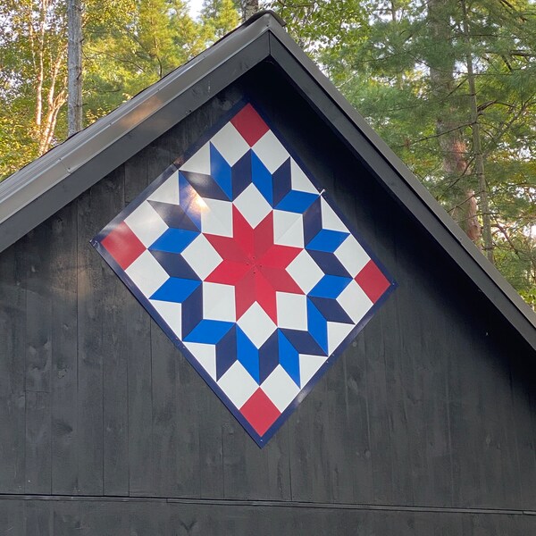 Chickadee Barn Quilt With Wood Effect, Large, Medium, Small, Vinyl on ...