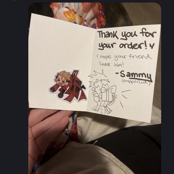 Hanging Vash Sticker ; Trigun Stampede / Trigun Maximum Inspired Vinyl ...