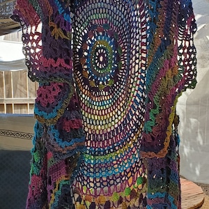 Boho Vest Pattern Crochet Bohemian Vest / Circle Vest / Bohemian Vest ...