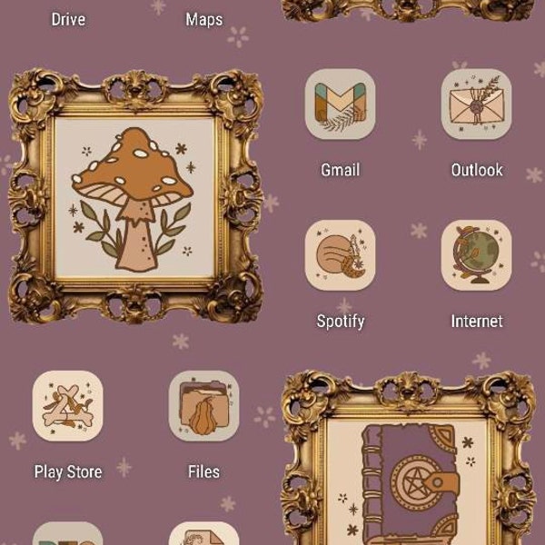 Witch Ios 14 Icons Witchcraft App Icons Pack Witchy Instagram Highlight ...