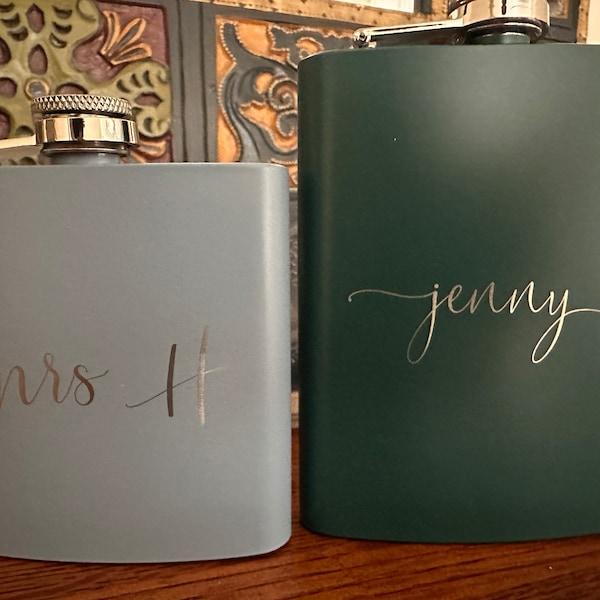Personalized Women's Flask | Custom Women's Flask | Laser Engraved ...