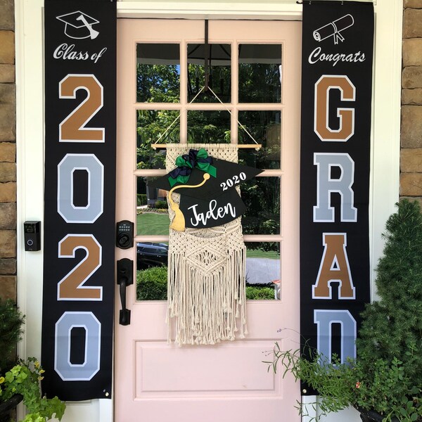 Door Decoration for Graduation, Door Hanger for Class of 2025 ...