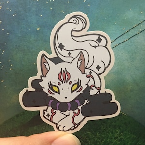 Cute and Kawaii Inugami Mythical Creatures Stickers - Etsy